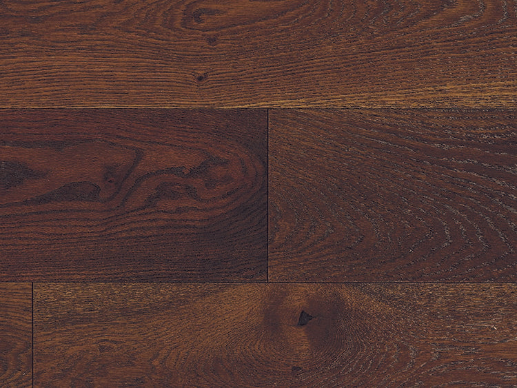 worn oak flooring
